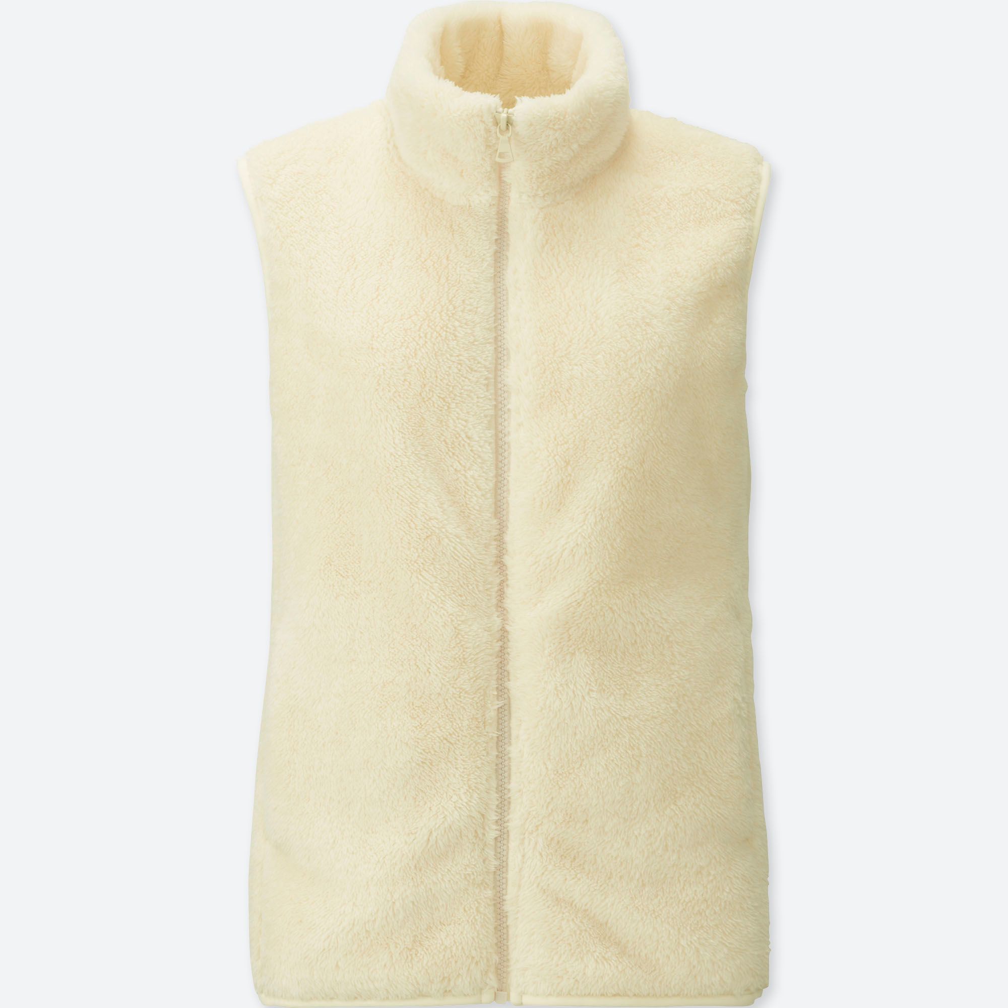 Women Fluffy Yarn Fleece Vest Uniqlo Uk