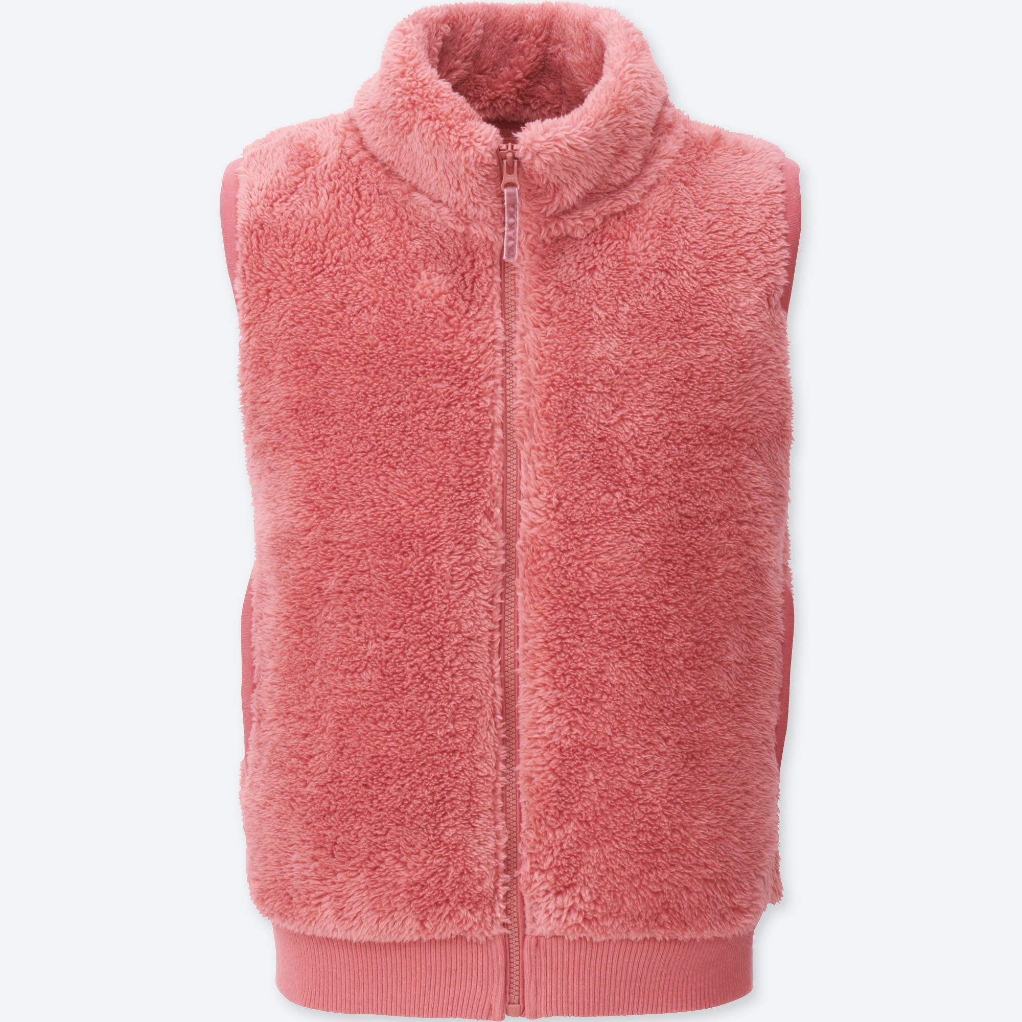 Girls Fluffy Yarn Fleece Vest Uniqlo Us