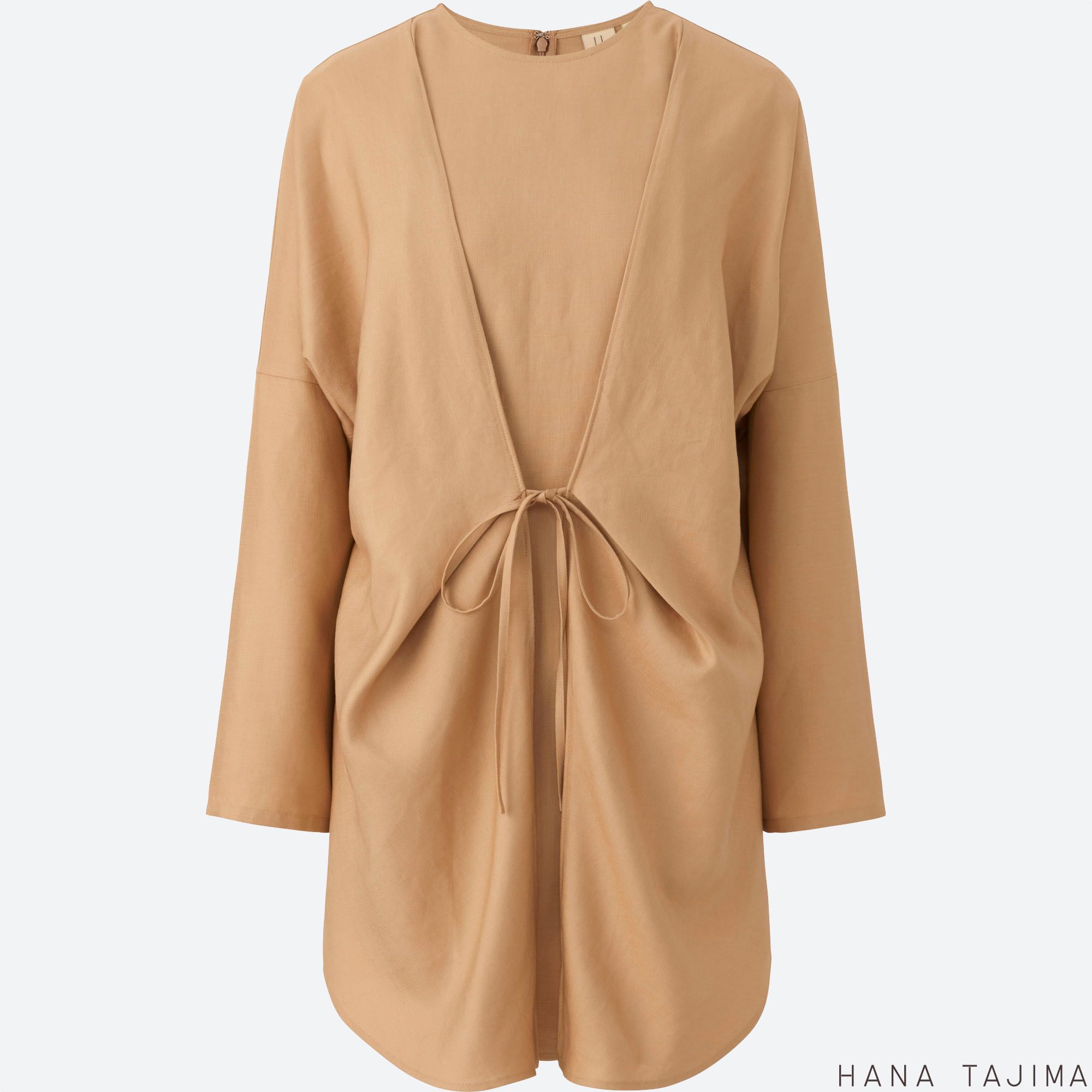 women-rayon-linen-tie-long-sleeve-tunic-uniqlo-us